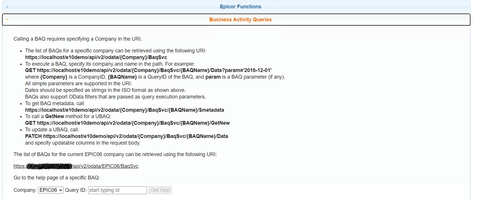 How to Use BAQs in Epicor: Part 5 – Integrating BAQs with REST